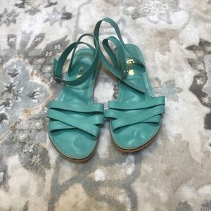 Shoes | Turquoise Sandals | Poshmark